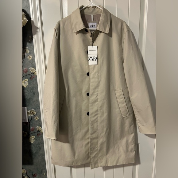 Zara | Jackets & Coats | Mens Zara Trench Coat Rain Coat Nwt | Poshmark